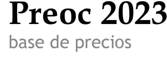 preoc.es | Precios de construccin y Software de Edificacin